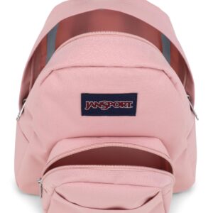 JanSport Half Pint Mini Backpack - Ideal Day Bag for Travel, Misty Rose