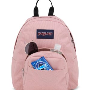 JanSport Half Pint Mini Backpack - Ideal Day Bag for Travel, Misty Rose