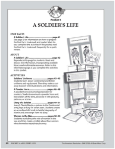 pocket 04: a soldier's life (the american revolution)