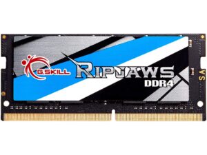 g.skill ripjaws ddr4 so-dimm series ddr4 ram 32gb (1x32gb) 3200mt/s cl22-22-22-52 1.20v unbuffered non-ecc notebook/laptop memory sodimm (f4-3200c22s-32grs)