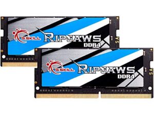 g.skill ripjaws ddr4 so-dimm series ddr4 ram 32gb (2x16gb) 3200mt/s cl22-22-22-52 1.20v unbuffered non-ecc notebook/laptop memory sodimm (f4-3200c22d-32grs)