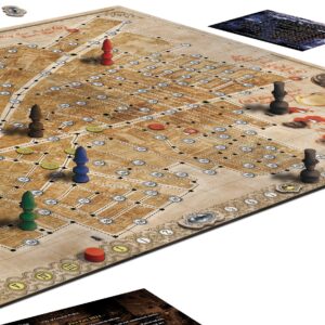 Letters from Whitechapel Board Game Revised Edition | Strategy Game for Teens and Adults | Detective Board Game | Ages 13 and up | 2 to 6 Players | Average Playtime 90 Minutes | Made by Giochi Uniti