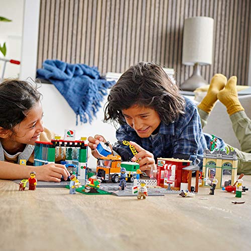 LEGO City Town Center 60292 Building Kit; Cool Building Toy for Kids, New 2021 (790 Pieces)