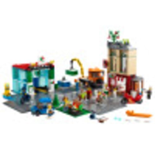 LEGO City Town Center 60292 Building Kit; Cool Building Toy for Kids, New 2021 (790 Pieces)