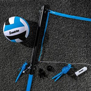 Franklin Sports Beach + Backyard Volleyball Set with Speaker - Bluetooth Volleyball Net + Pole Set - Volleyball, Pump, Bluetooth Speakers + Carry Bag Included