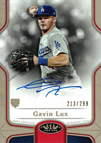 2020 Topps Tier One Baseball #BOA-GL Gavin Lux Certified Autograph Rookie Card - Only 299 made!