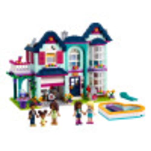 LEGO Friends Andrea's Family House 41449 Building Kit; Mini-Doll Playset is Great Gift for Creative 6-Year-Old Kids, New 2021 (802 Pieces)