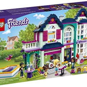 LEGO Friends Andrea's Family House 41449 Building Kit; Mini-Doll Playset is Great Gift for Creative 6-Year-Old Kids, New 2021 (802 Pieces)