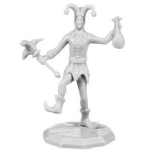 Townsfolk Mini Fantasy Figures Set- 64 Non Player Character NPC Miniatures - 1" Hex Nobility, Merchants, and More - Compatible with DND Dungeons Dragons, Pathfinder, RPG Tabletop-Games