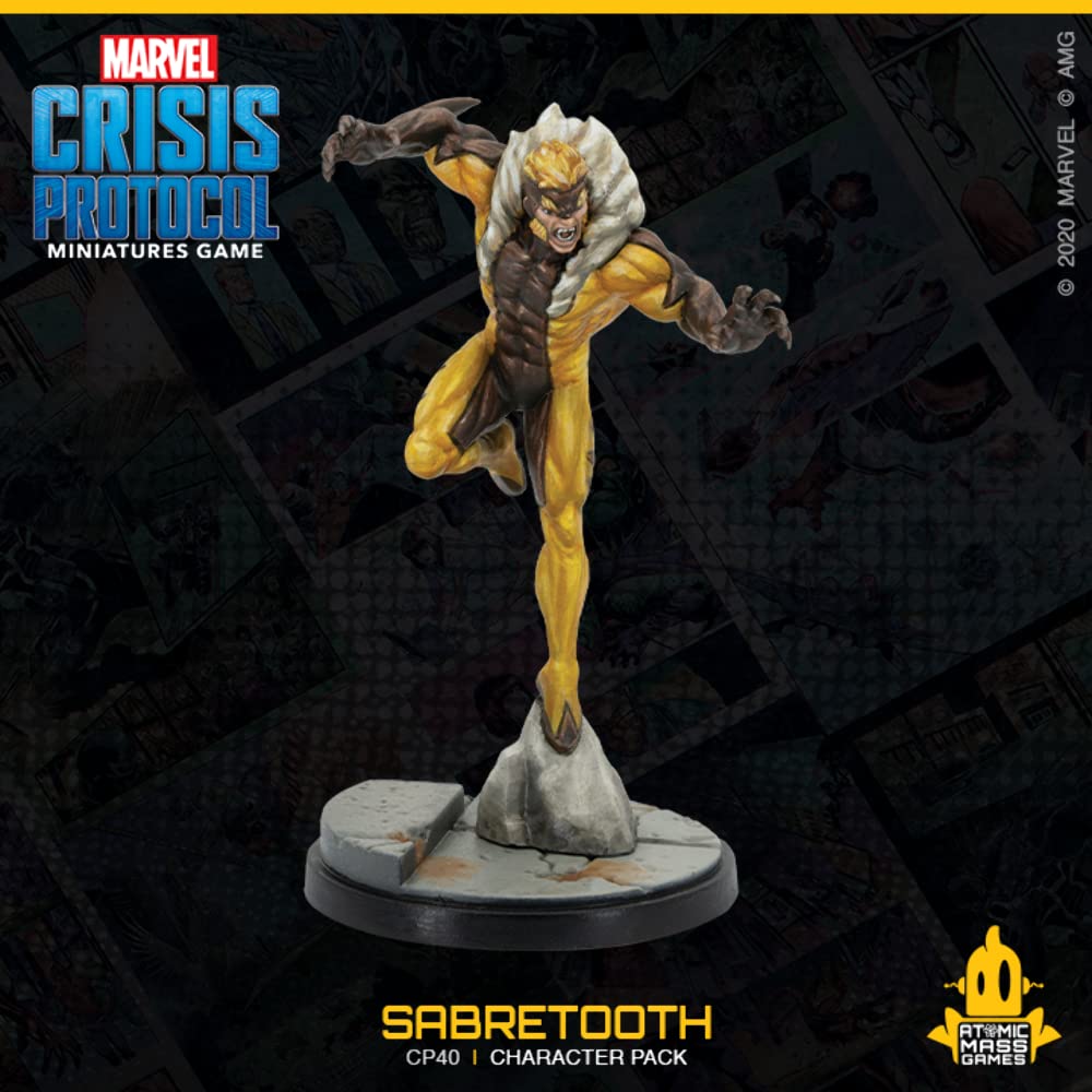 Fantasy Flight Games Marvel: Crisis Protocol: Wolverine and Sabretooth Character Pack