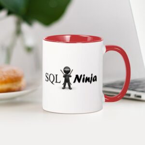 CafePress SQL Ninja Mugs 11 oz (325 ml) Ceramic Coffee Mug