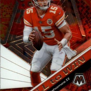 2020 Mosaic Football Will to Win #1 Patrick Mahomes II Kansas City Chiefs Official Panini NFL Trading Card