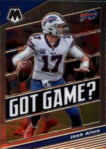 2020 mosaic football got game #23 josh allen buffalo bills official panini nfl trading card