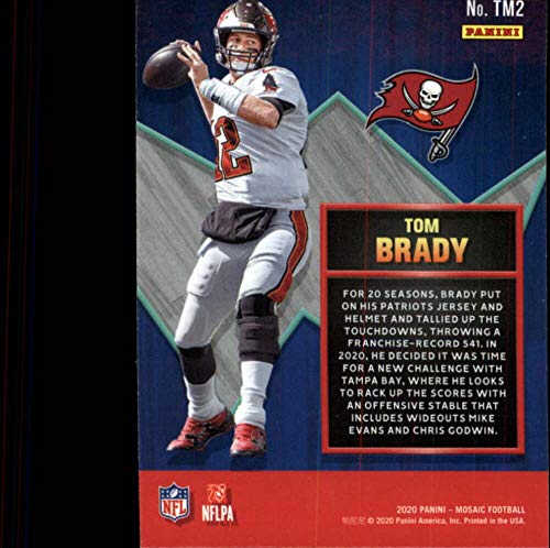 2020 Mosaic Football Touchdown Masters #2 Tom Brady Tampa Bay Buccaneers Official Panini NFL Trading Card