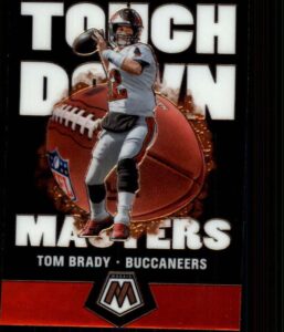 2020 mosaic football touchdown masters #2 tom brady tampa bay buccaneers official panini nfl trading card