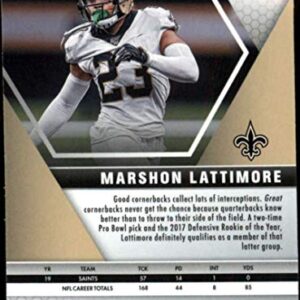 2020 Mosaic Football Prizm Camo Pink #148 Marshon Lattimore New Orleans Saints Official Panini NFL Trading Card