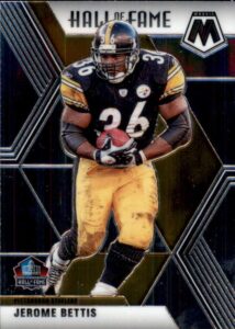 2020 mosaic football #285 jerome bettis pittsburgh steelers sp short print official panini nfl trading card