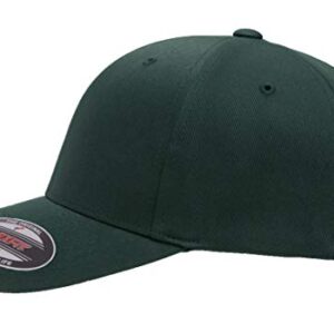 1994-98 Ford SVT Cobra Mustang Hardtop Classic Outline Design Flexfit 6277 Athletic Baseball Fitted Hat Cap Forest L/XL