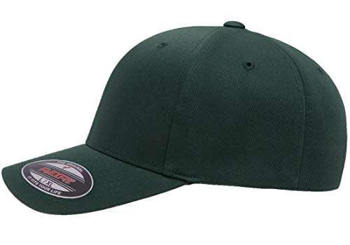 1994-98 Ford SVT Cobra Mustang Hardtop Classic Outline Design Flexfit 6277 Athletic Baseball Fitted Hat Cap Forest L/XL