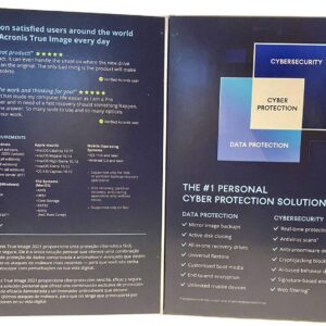 Acronis True Image 2021 PC/Mac Perpetual License Box Version (5-Users)