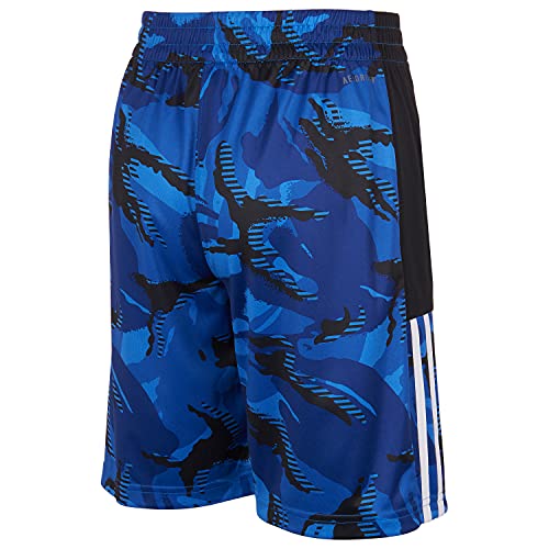 adidas boys Aeroready® Action Camo Shorts, Team Royal Blue, 4-8 Years US