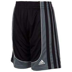 adidas boys' aeroready basketball creator shorts, black, 5