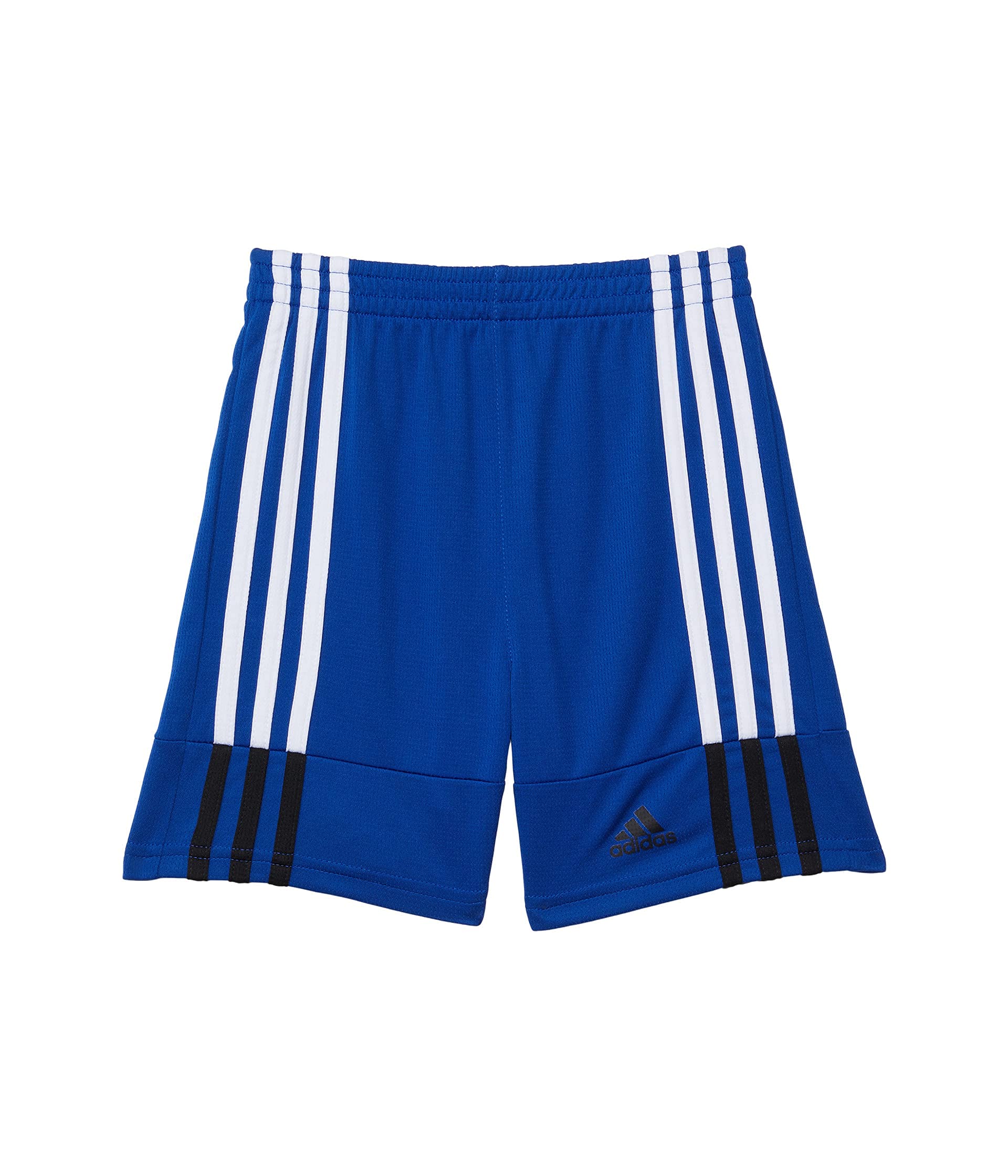 adidas boys Clashing 3-stripes Shorts, Team Royal Blue, 4-8 Years US