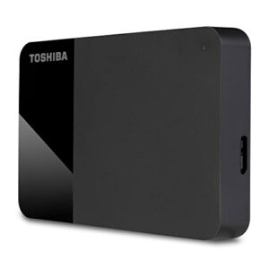 toshiba 4tb canvio ready – 2.5 inch portable external hard drive with superspeed usb 3.2 gen 1, compatible with microsoft windows 7, 8 and 10, black (hdtp340ek3ca)