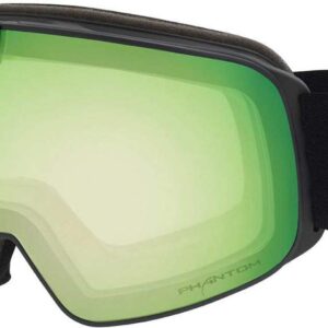 Bollé Nevada Neo Cylindrical Magnetic Snow Goggle - Matte Black | Phantom Green Emerald & Lemon