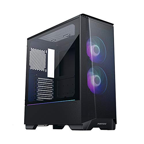 Phanteks (PH-EC360ATG_DBK01) Eclipse P360A Ultra-fine Performance Mesh, Mid-Tower case, Tempered Glass, Digital-RGB Lighting, Black