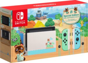 nintendo switch - 2020 special edition - animal crossing: new horizons - internal storage 32gb - bundle woov micro sd 128 gb