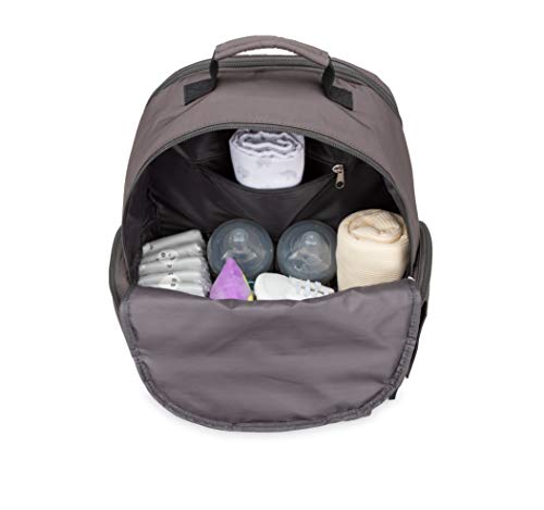 Eddie Bauer Places & Spaces Lake Diaper Backpack, Grey