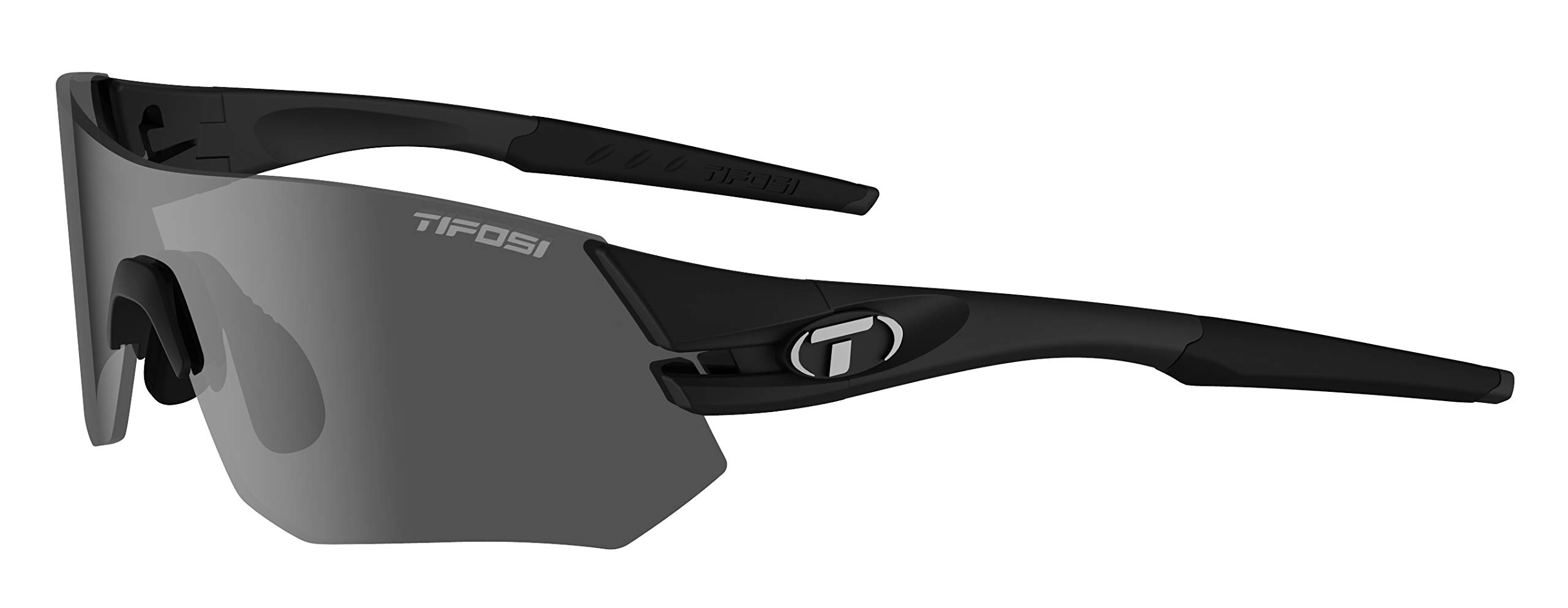 Tifosi Optics Tsali Sunglasses (Matte Black, Smoke/AC Red/Clear)