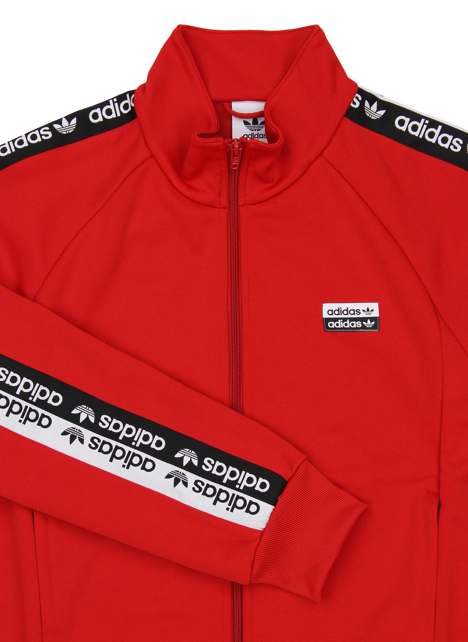 adidas Mens R.Y.V. Red Track Top Size M