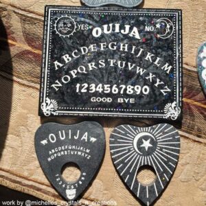 RESINWORLD Ouija Board and Planchette Resin Molds, 2PCS Gothic Epoxy Resin Silicone Molds for Ouija Board Game, Pendant, Resin Crafts