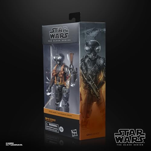 STAR WARS The Black Series Q9-0 (Zero) Toy 6-Inch-Scale The Mandalorian Collectible Figure with Accessories, Toys for Kids Ages 4 and Up,F1868