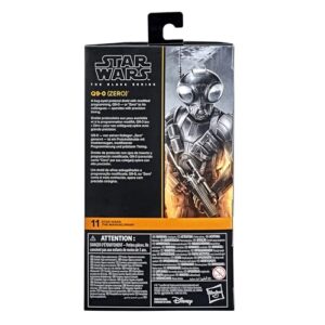 STAR WARS The Black Series Q9-0 (Zero) Toy 6-Inch-Scale The Mandalorian Collectible Figure with Accessories, Toys for Kids Ages 4 and Up,F1868