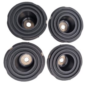 shiosheng 4pcs lower rubber foot pad set fit for honda generators eb2000i & eu2000i feet mount pad replace 68325-z07-003