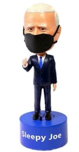 sleepy joe biden bobblehead celebrates his many gaffes