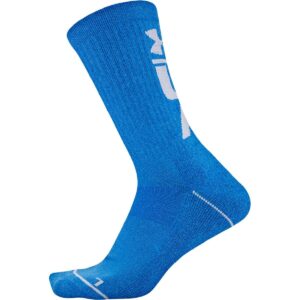 Under Armour Phenom Graphic Crew Sock - Men's Electric Blue/Asst, 9.0-11.0