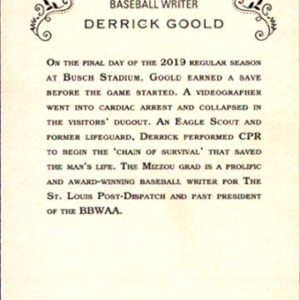 2020 Allen and Ginter #281 Derrick Goold Baseball Writer Baseball Card