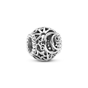 pandora openwork sun, stars & moon charm, no gift box