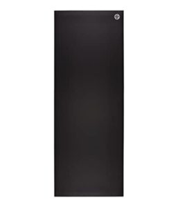 manduka grp adapt hot yoga mat - for women and men, durable, non slip grip, sweat resistant, 5mm thick, black, 71" x 24"