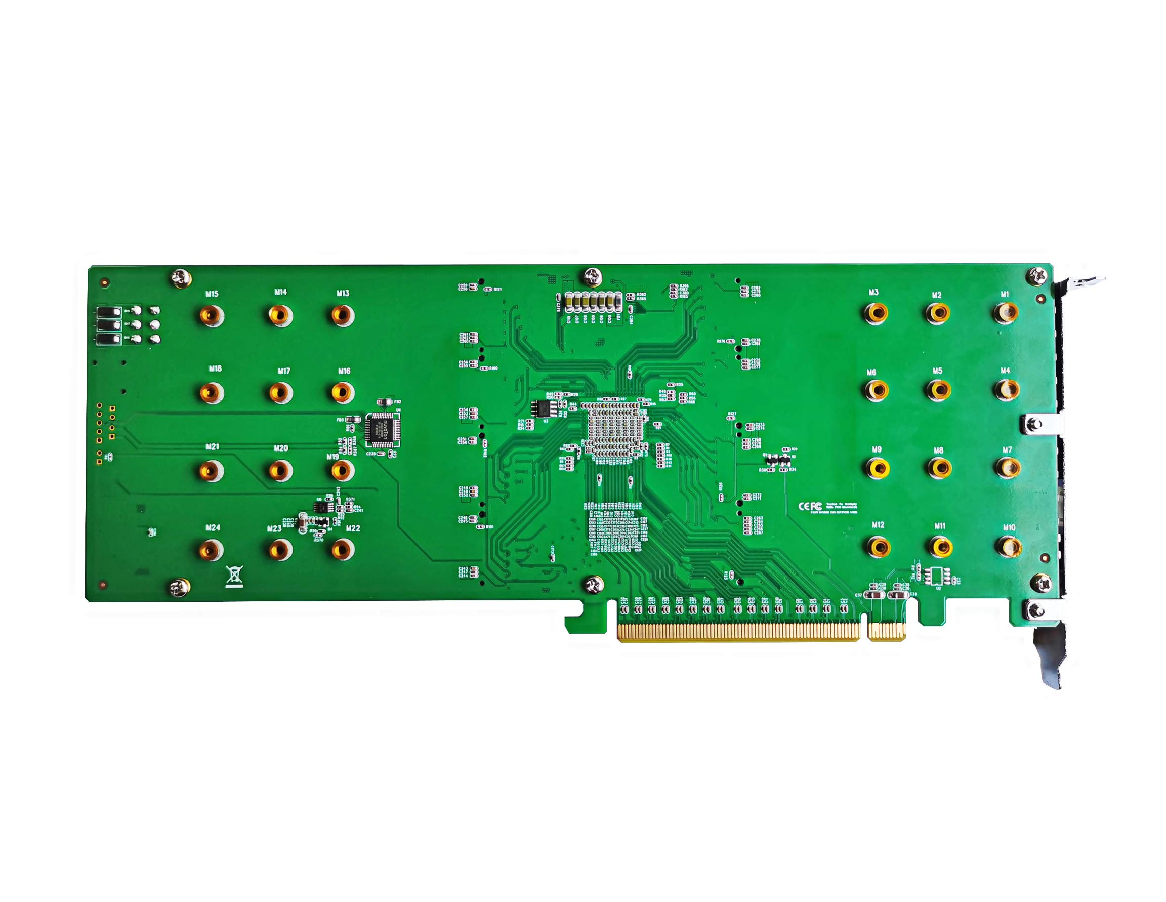 Highpoint SSD7140 PCIe 3.0 x16 8-Port M.2 NVMe RAID Controller