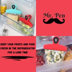 Mr. Pen- Chip Bag Clips, Magnetic Clips, 4 Pack, 5 Inches Wide, Heavy Duty, Bag Clips, Bag Clips for Food, Magnet Clips, Chip Clips, Bag Clips, Food Clips, Magnetic Bag Clips, Clips for Fridge