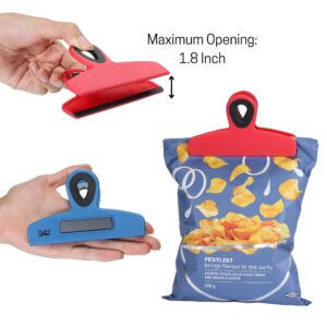 Mr. Pen- Chip Bag Clips, Magnetic Clips, 4 Pack, 5 Inches Wide, Heavy Duty, Bag Clips, Bag Clips for Food, Magnet Clips, Chip Clips, Bag Clips, Food Clips, Magnetic Bag Clips, Clips for Fridge