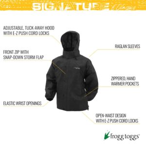 FROGG TOGGS Men's Classic Pro Action Waterproof Breathable Rain Jacket