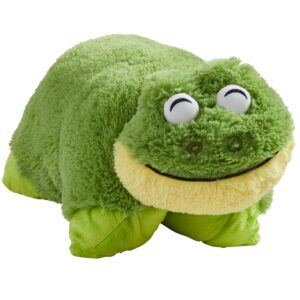 pillow pets friendly frog 18" stuffed animal plush toy, green