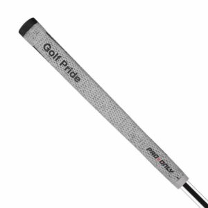 golf pride pro only cord red star 72cc putter grip - grey