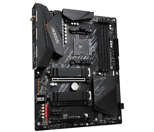 GIGABYTE B550 AORUS ELITE AX V2 (AMD Ryzen 5000/B550/ATX/True 12+2 Phases Digital VRM/PCIe4.0/DDR4/USB3.2 Gen 1/Realtek ALC1200/Intel WiFi 6/2xM.2 Thermal Guard/2.5 GbE LAN/HDMI/DP/Gaming Motherboard)